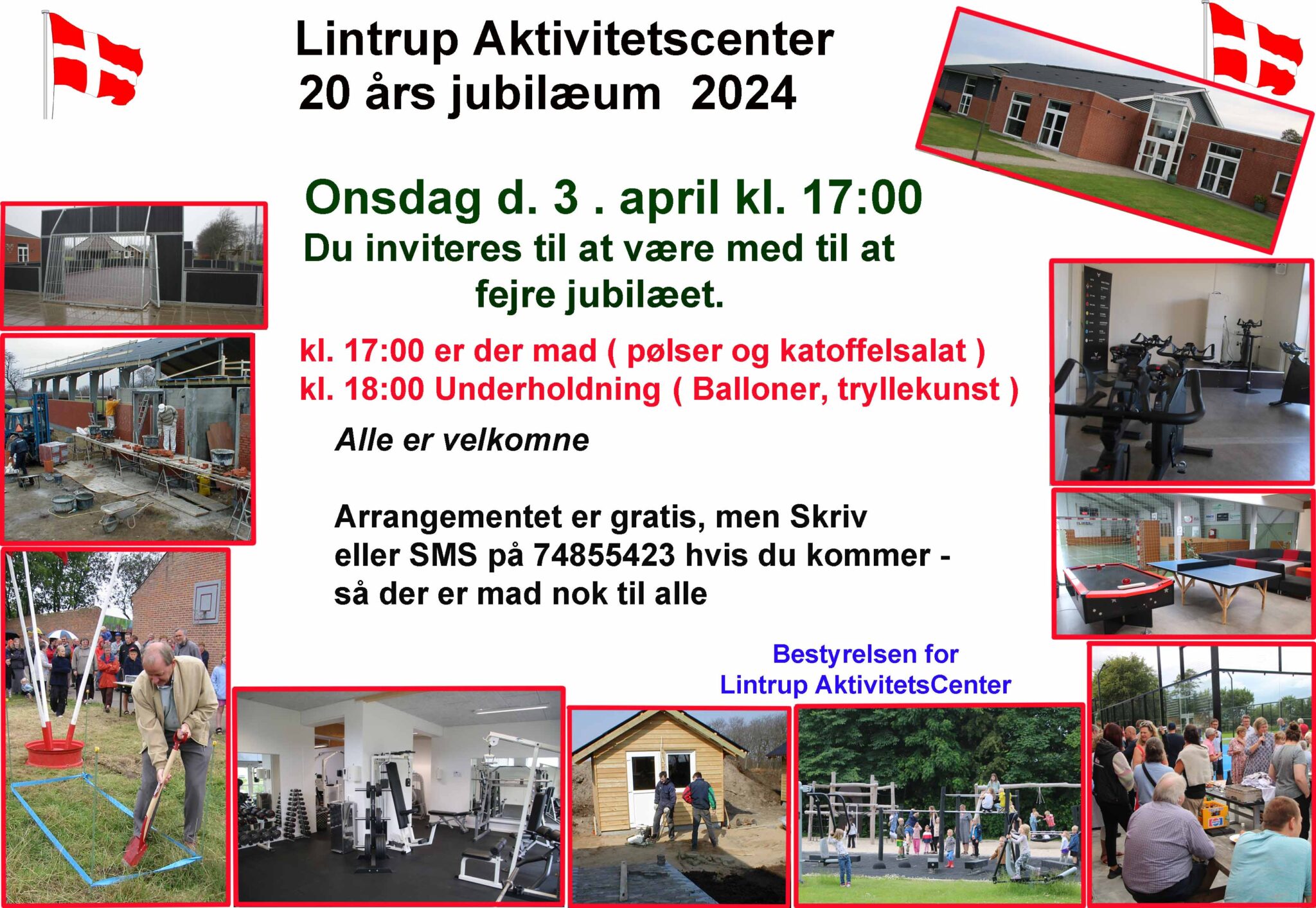 20 års jubilæum i Lintrup Aktivitetscenter – Lintrup Hjerting